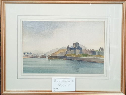 "Peel Castle" Watercolour By John H Nicholson | Mysite