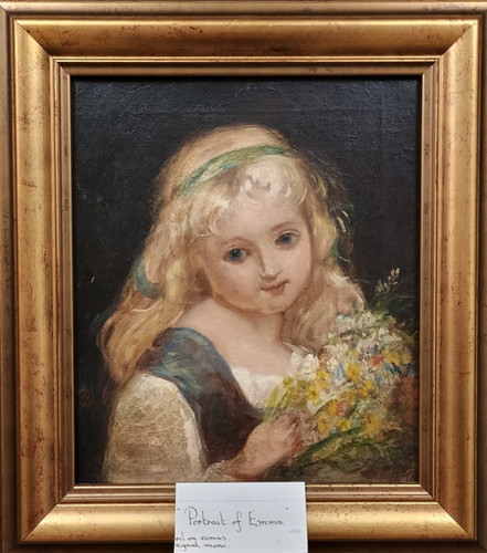 "Portrait Of Emma" Oil On Canvas | Mysite