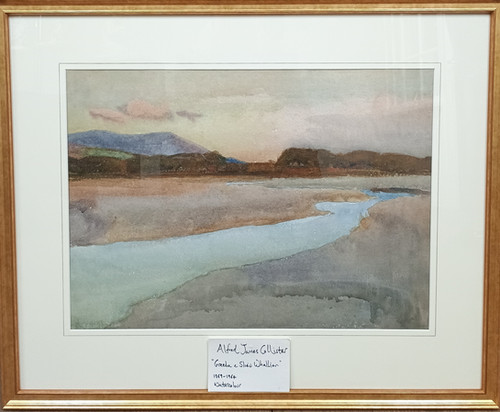 "Greeba and Slieu Whallian" Watercolour By A J Collister | Mysite