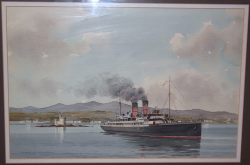 "Steampacket" Watercolour by John H Nicholson | Mysite