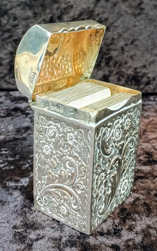 Silver Playing Card Box with Original Cards | Mysite