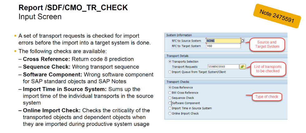 How to work with the TEAP report