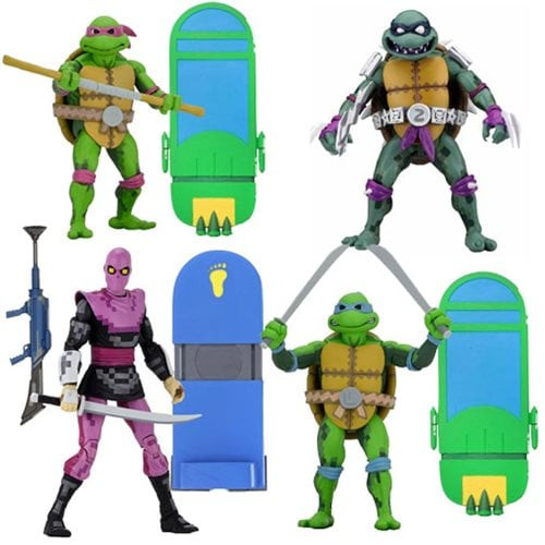 Teenage Mutant Ninja Turtles Leonardo, Donatello, Foot Soldier, Slash ...