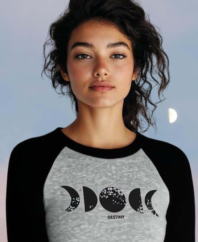 Moon Phase Cropped T-Shirt | FAB FOREVER