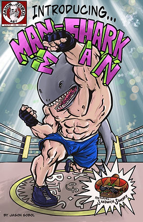 shark man comic