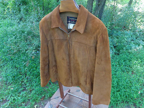 Vintage 1960s suede collegiate jacket by Ralph Edwards Sportswear ...