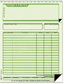 POLIZA CHEQUE | PAPELERIA UNICORNIO