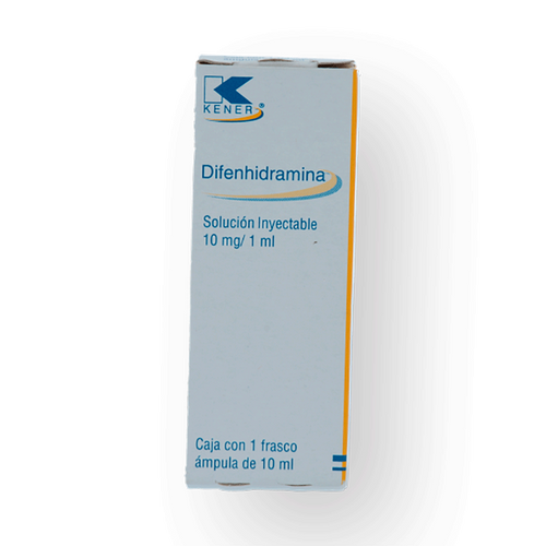 DIFENHIDRAMINA 10 MG/1 ML SOLUCION INYECTABLE UNA AMPULA | Misitio