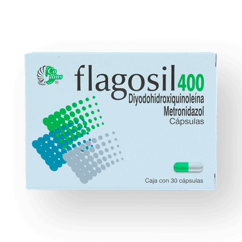 METRONIDAZOL/ DIYODOHIDROXIQUINOLEINA 400 MG/ 200 MG CAJA CON 30 TAB ...