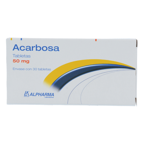 ACARBOSA 50 MG CAJA CON 30 TABLETAS | Misitio