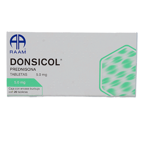 PREDNISONA 5 MG CAJA CON 20 TAB | Misitio