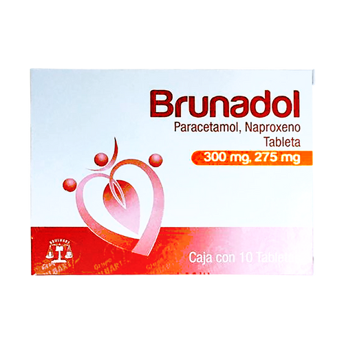 PARACETAMOL/ NAPROXENO 300 MG/ 275 MG CAJA CON 10 TAB | Misitio