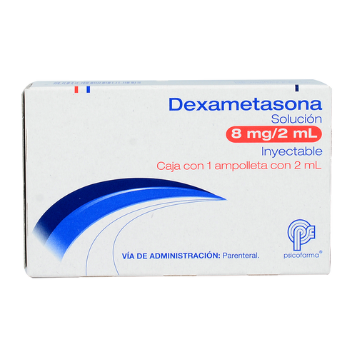 DEXAMETASONA 8 MG/2 ML CAJA CON 1 AMPULA | Misitio
