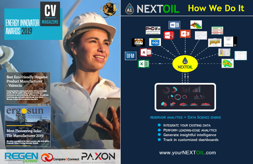NEXTOIL, Winner of 2019 Energy Innovator Awards