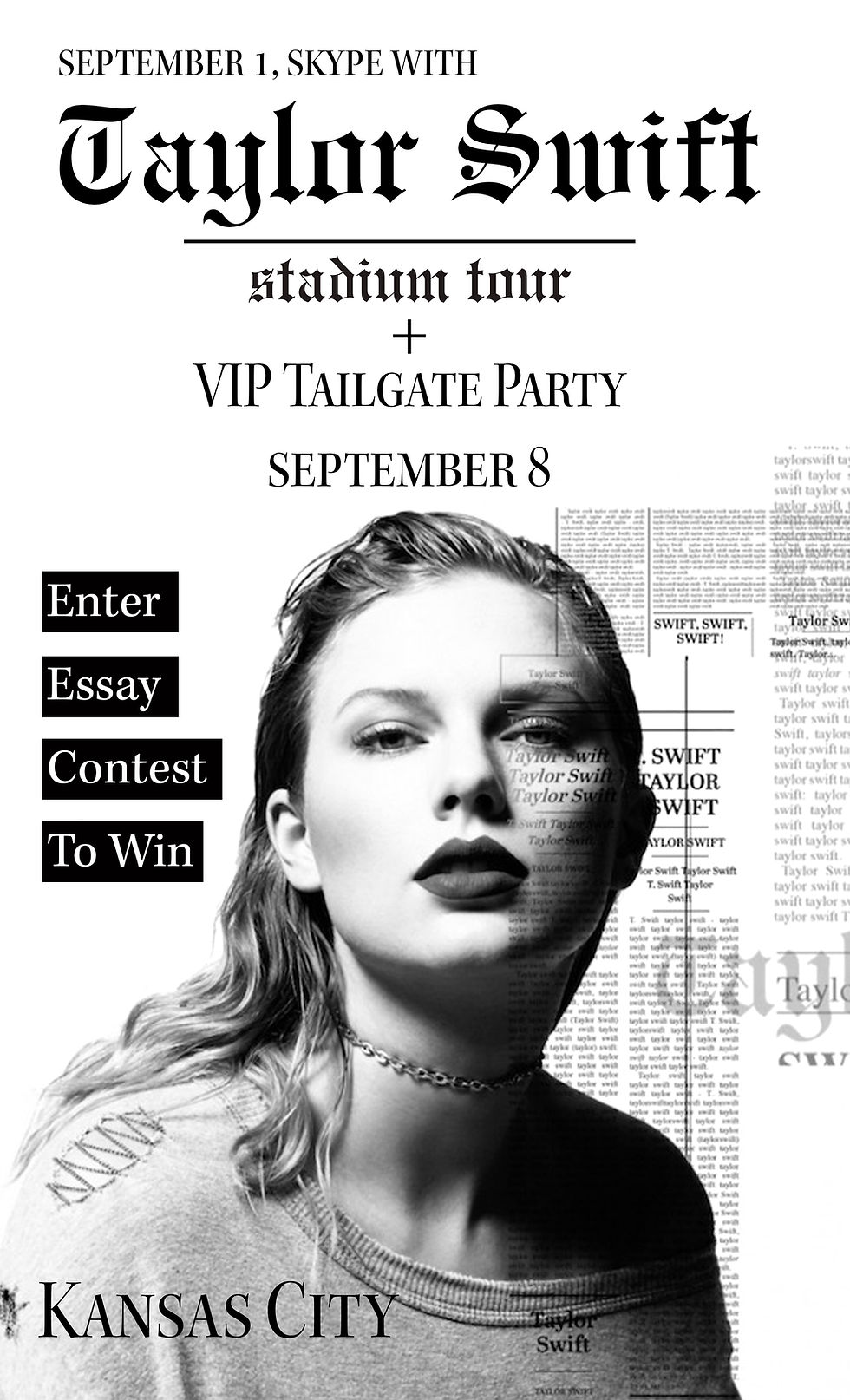 Taylor Swift Reputation Tour Mock-Up | Max Troester Design