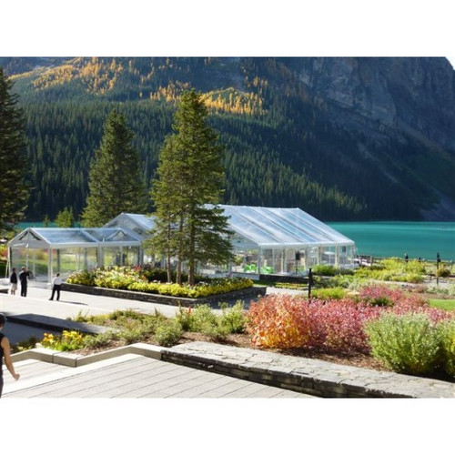 Gable End CLEAR Frame Tent (Keder Frames) SQ./FT | Surdel Party Rental