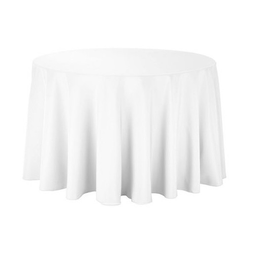 Round 108 inch – White | Surdel Party Rental