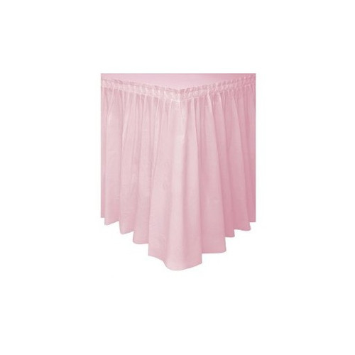 Table Skirting Plastic- Pink | Surdel Party Rental