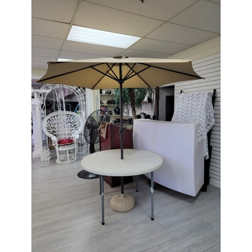 Patio Table W/ Umbrella | Surdel Party Rental