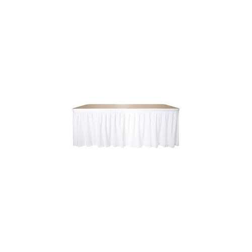 Table Skirting (white) Per ft | Surdel Party Rental