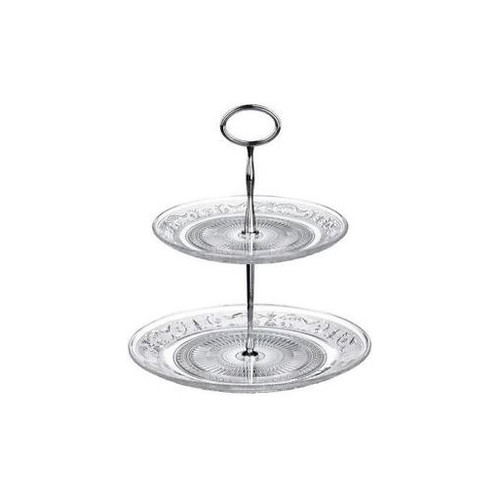 Glass 2 Tier Stand | Surdel Party Rental