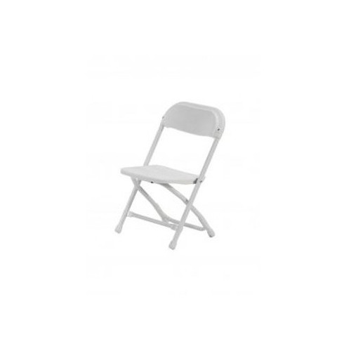 Children’s White Folding Chair | Surdel Party Rental