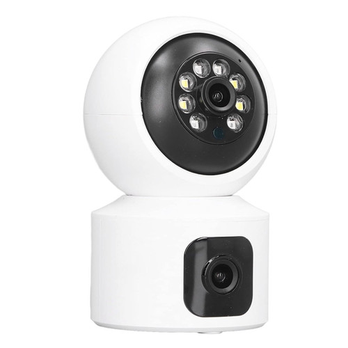 Dual Lens Smart CCTV Camera WiFi IP Home Security Camera Double Side ...