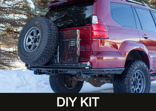 03-09 GX470 HIGH CLEARANCE REAR BUMPER - DIY KIT | Ascend Fabrications