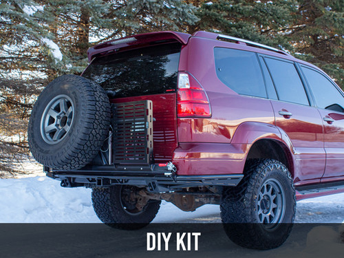 03-09 GX470 HIGH CLEARANCE REAR BUMPER - DIY KIT | Ascend Fabrications