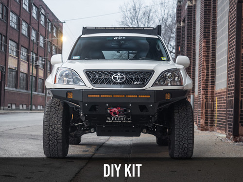 03-09 GX470 APPROACH PLATED WINCH BUMPER - DIY KIT | Ascend Fabrications