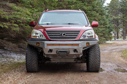 03-09 GX470 APPROACH PLATED WINCH BUMPER | Ascend Fabrications