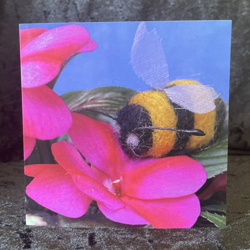 Barney-bee the Bumble Bee Greetings Card | Ever Artsy by Pygmie
