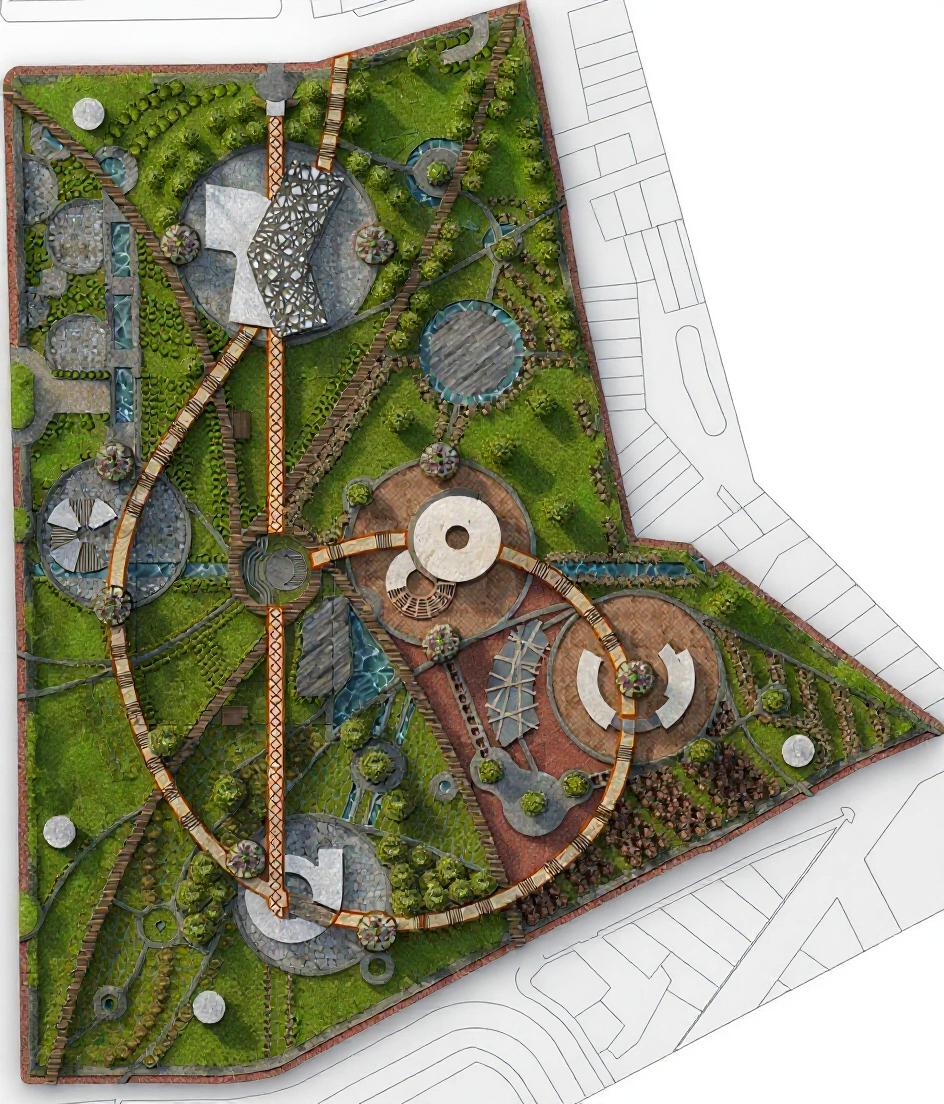 3D Park Model Design | ArchiVinci | 78594