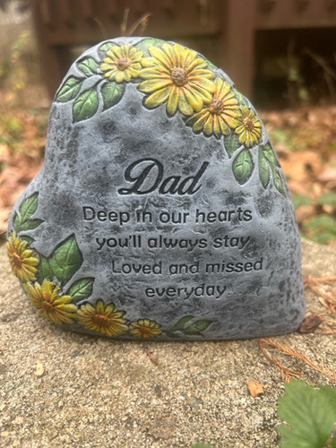 Dad Memorial Stone | Rubbermoldman