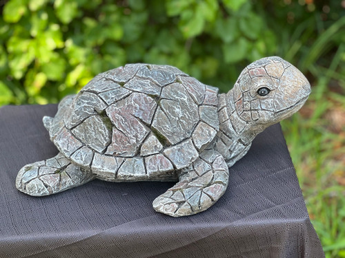 Large Stone Sea Turtle | Rubbermoldman