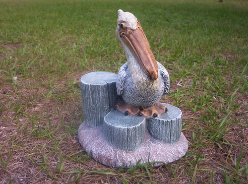 Small Pelican with Posts | Rubbermoldman