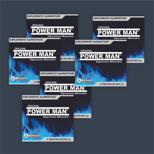 POWER MAN® x6 Blisters | Almart Distribuidora