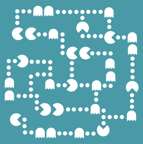 Game On Stencil | Funky Fossil Designs