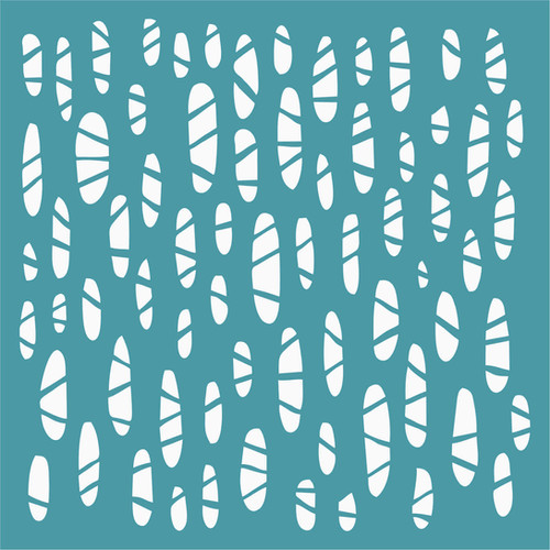 Scattered Stencil | Funky Fossil Designs