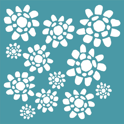 Woodcut Flowers by Zinski Art | Funky Fossil Designs