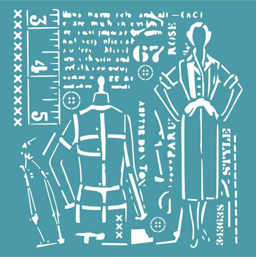 Sewing Pattern Stencil | Funky Fossil Designs
