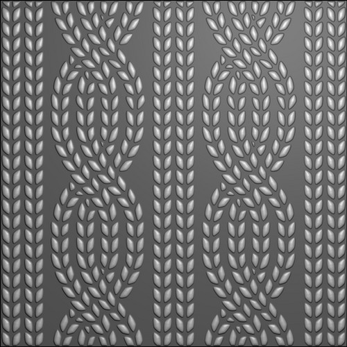 Cable Knit 3D Embossing Folder | Funky Fossil