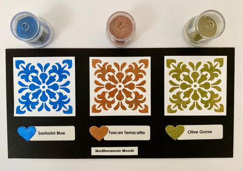 Mediterranean Moods Wow Embossing Powder Trio | Funky Fossil