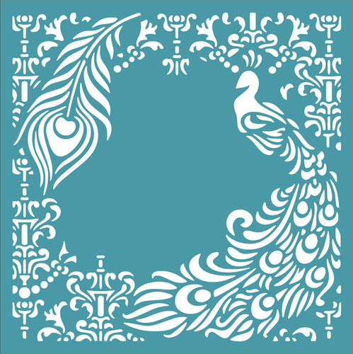 Peacock Frame | Funky Fossil Designs