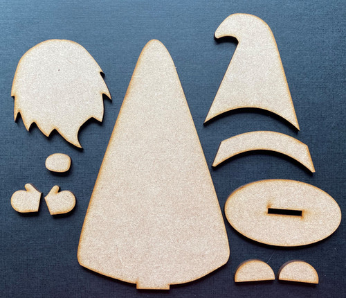 Trio of MDF Gnomes | Funky Fossil Designs