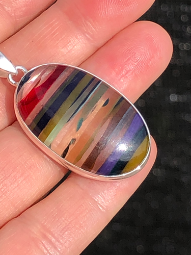 Surfite Silver 925 Pendant | Sacred Stones