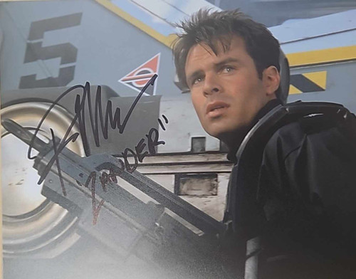 10x8" Starship Trooper Zander with Gun Fuji Print Signed by Patrick ...