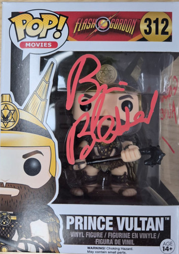 #312 Movies Flash Gordon Prince Vultan Signed by Brian Blessed | Action ...