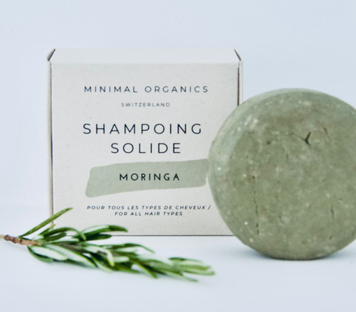 Moringa solid Shampoo for all hair types | Minimal Organics