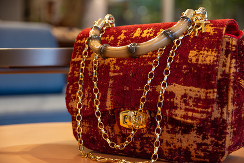 BOLSA RAQUEL - VINHO | RAFAEL THOMAS